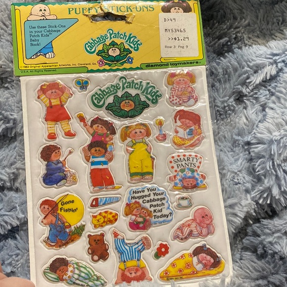 Cabbage Patch Kids | Toys | New Cabbage Patch Doll Kids Puffy Stickers ...